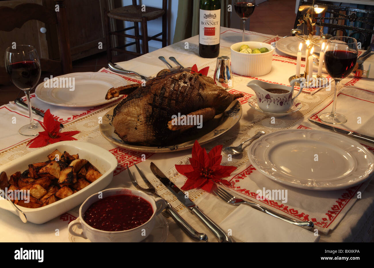 Christmas Goose Dinner