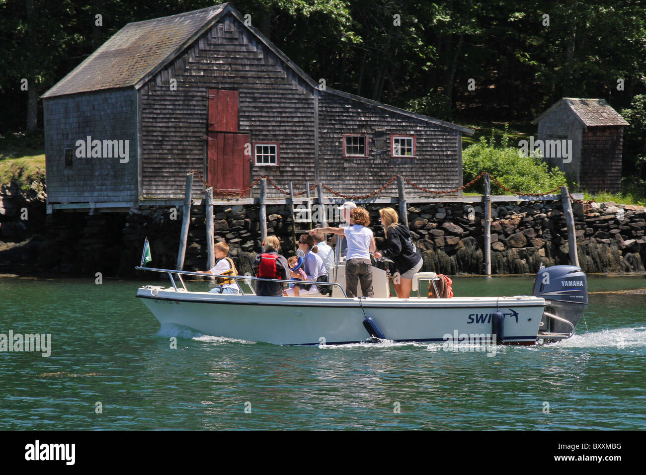 Summer Boat Ride Stock Photo - Alamy