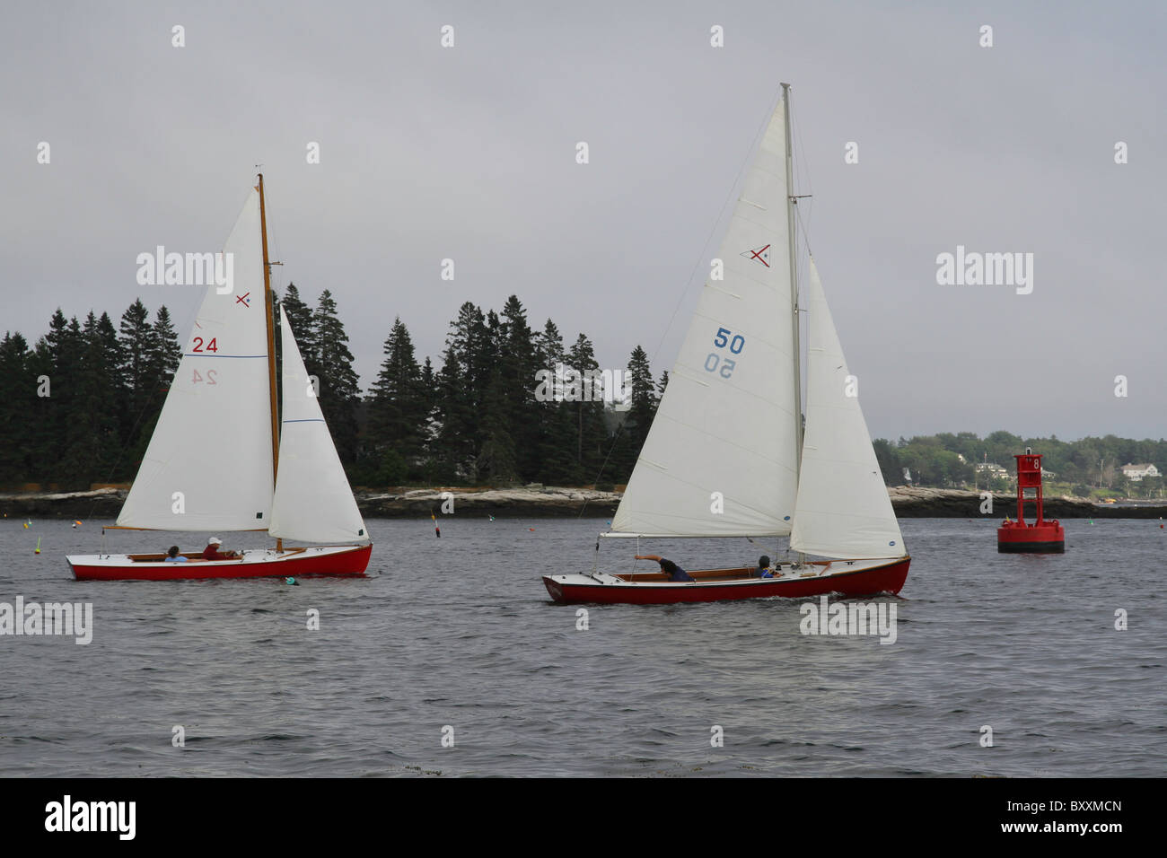 Sailing boat race buoy hi-res stock photography and images - Alamy