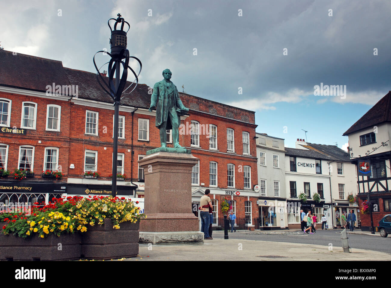 Statue Romsey Hampshire England High Resolution Stock Photography and ...