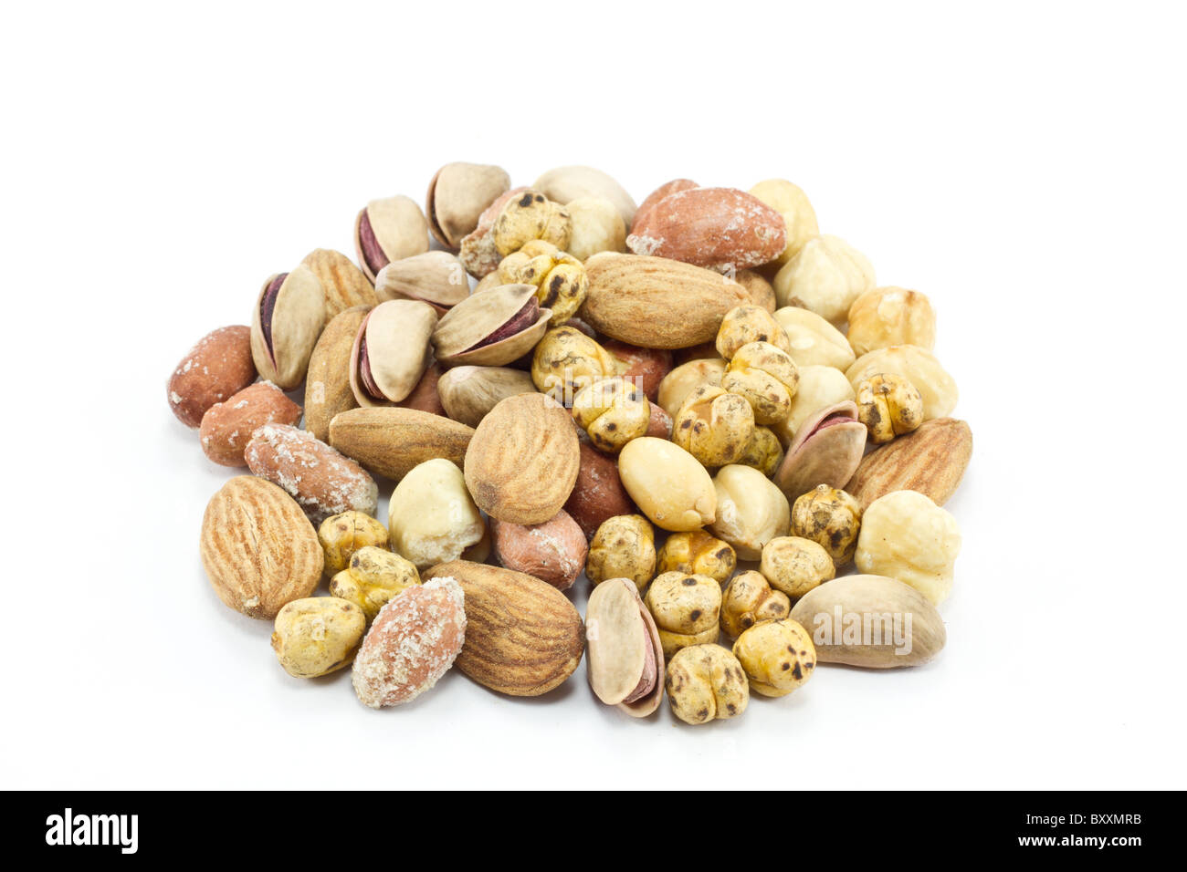 Close up mixed nuts Cut Out Stock Images & Pictures - Alamy
