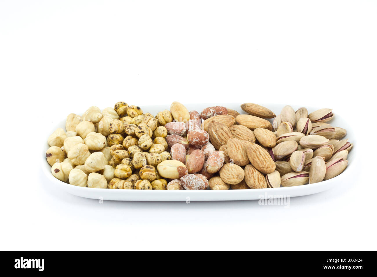 A variety of fresh mixed nuts Stock Photo - Alamy