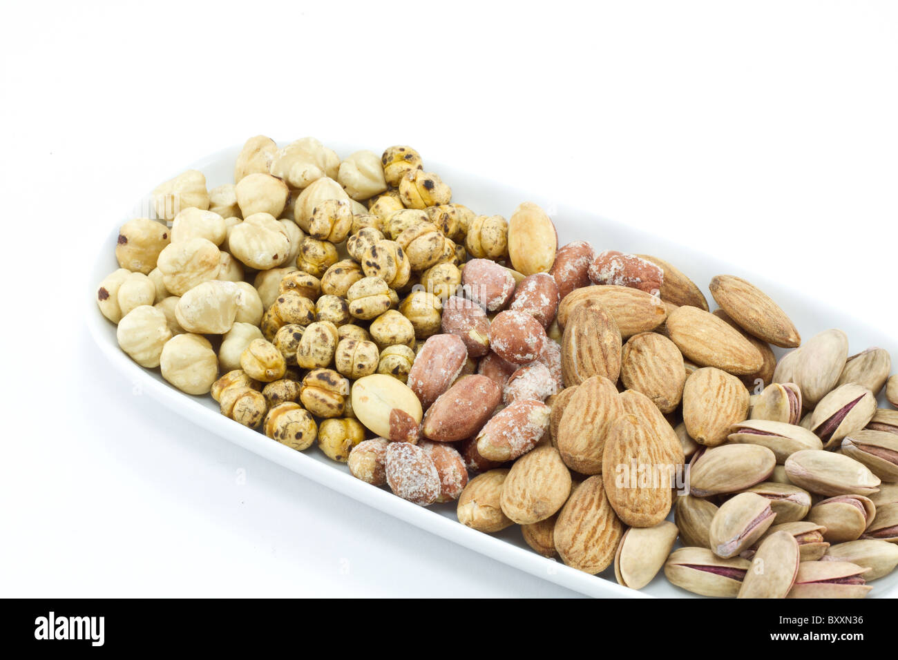 A variety of fresh mixed nuts Stock Photo - Alamy