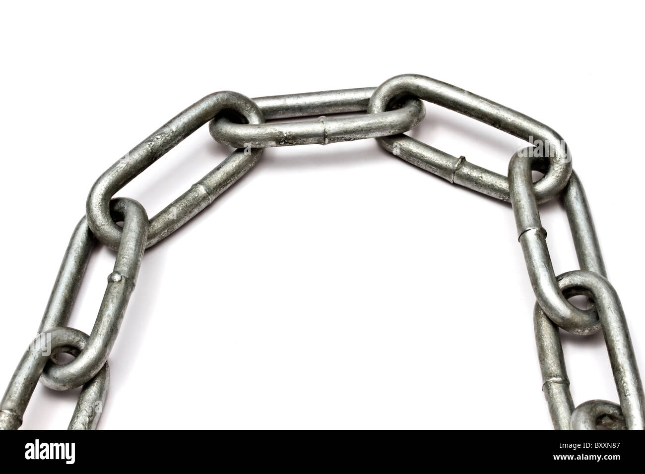 Chains isolated on white background Stock Photo - Alamy