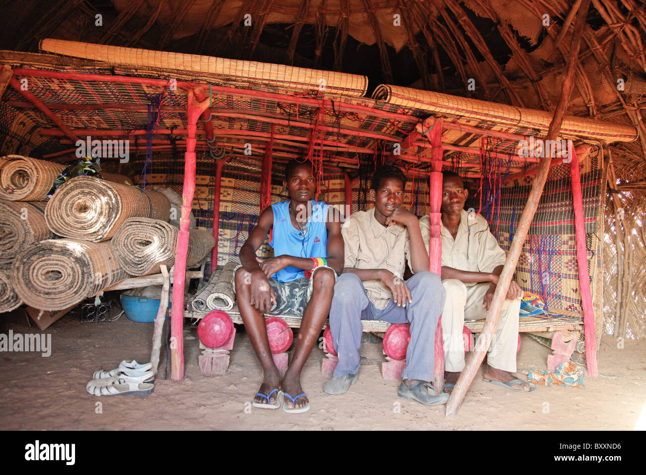 In the Fulani village of Jolooga in northern Burkina Faso, three young ...