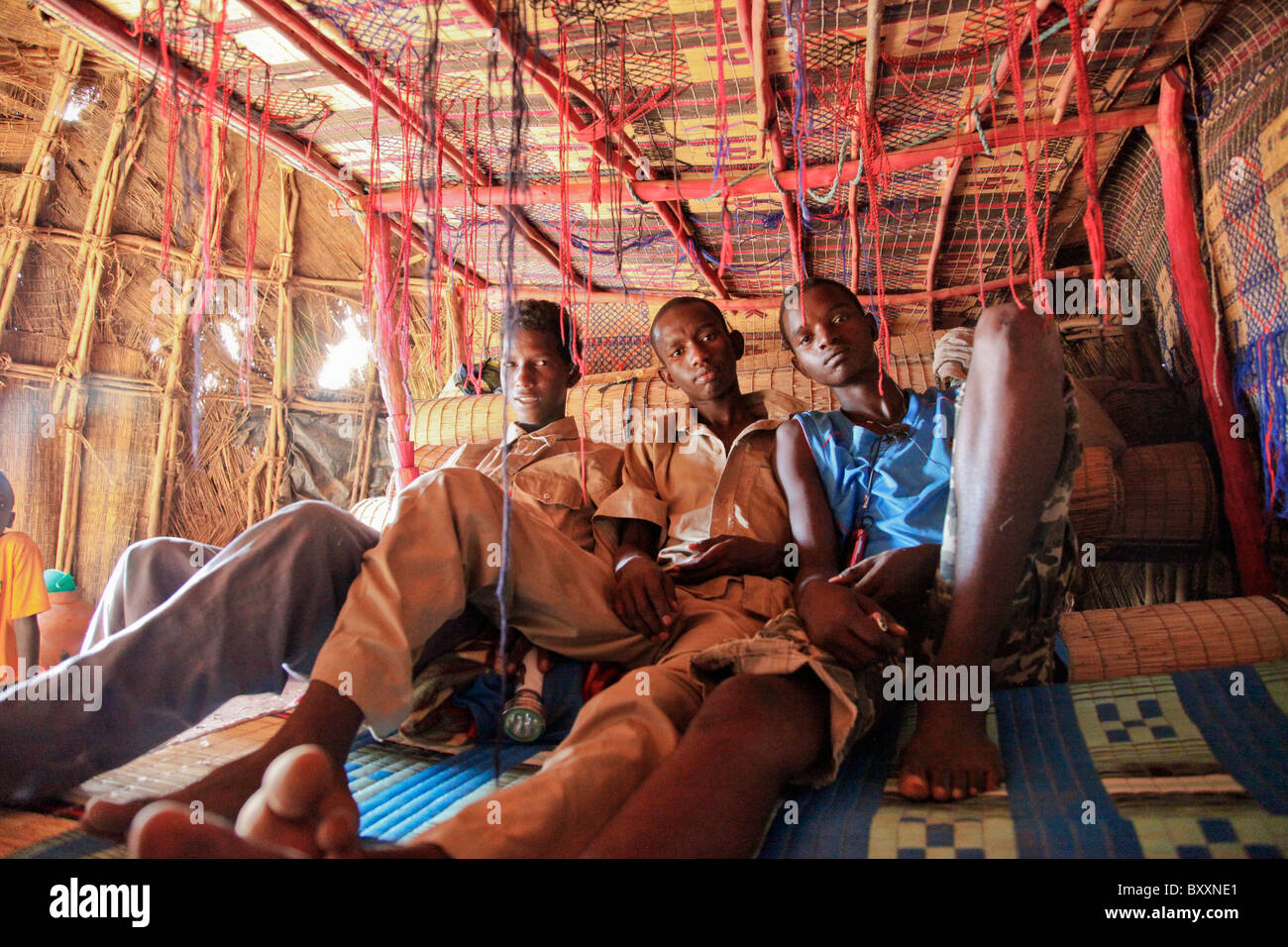 In the Fulani village of Jolooga in northern Burkina Faso, three young ...