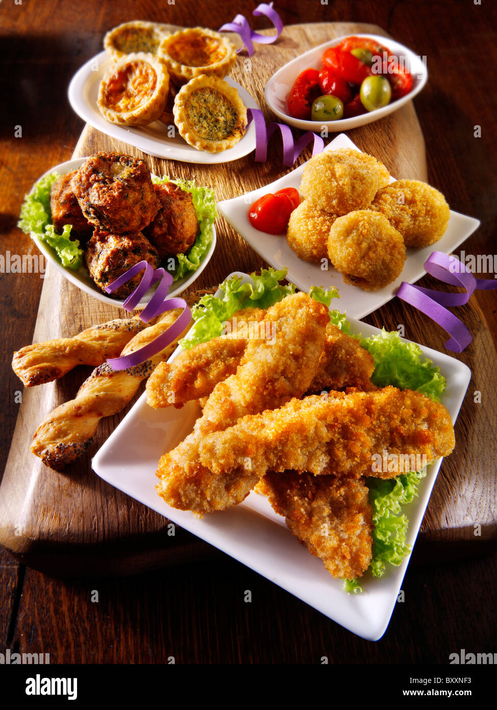 Party buffet food southern hi-res stock photography and images - Alamy