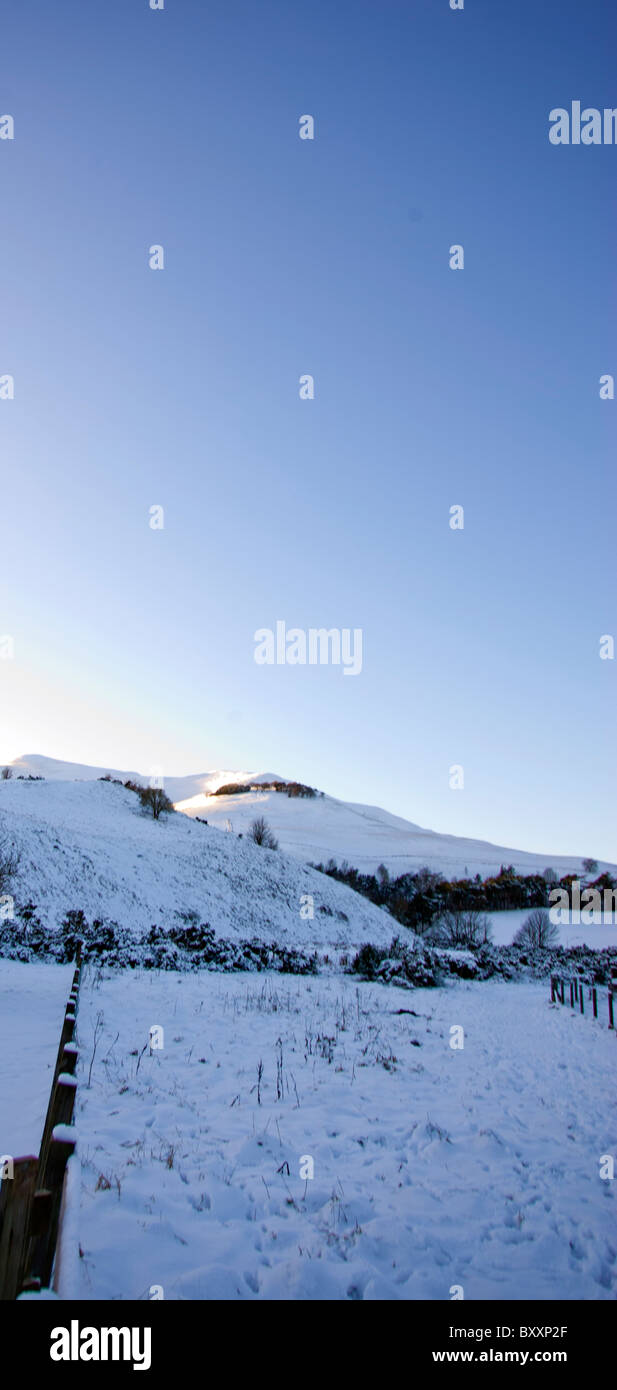 The Moorfoot Hills at Flotterstone nr Penicuik - Pentland Range ...