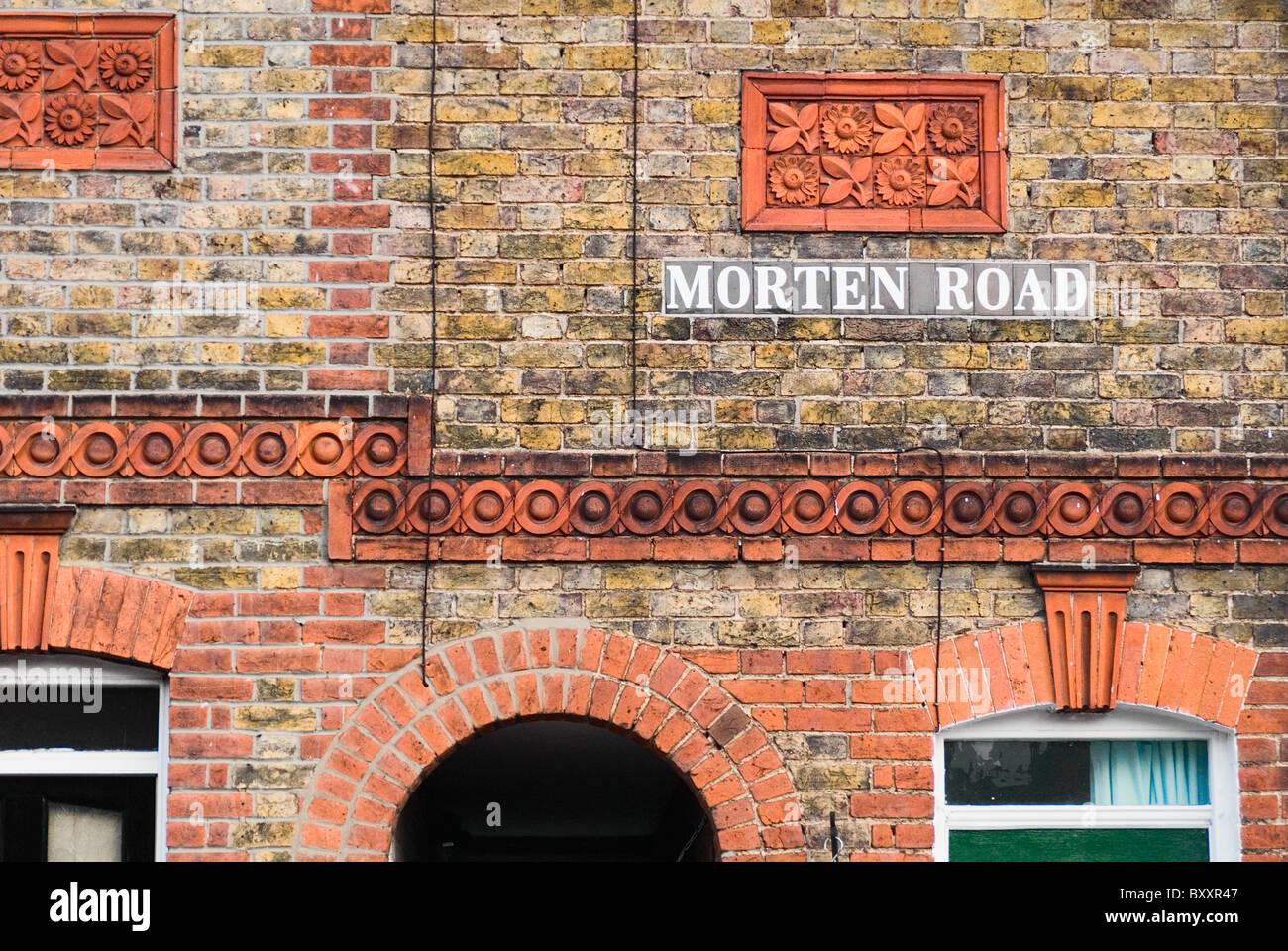 Architectural Victorian decorative fascia detail Essex UK Stock Photo ...