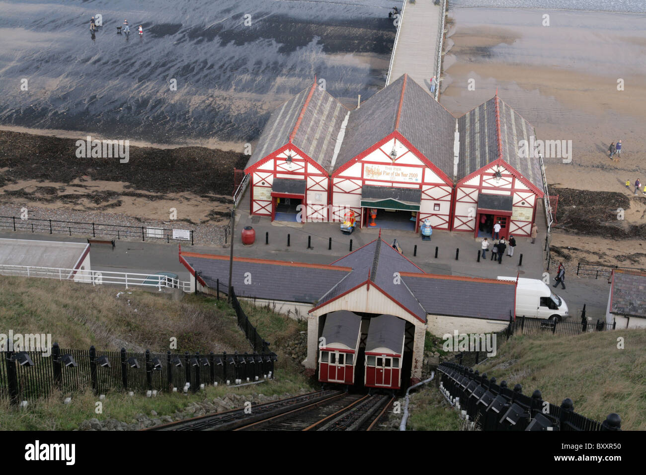 Saltburn view from beach hi-res stock photography and images - Alamy