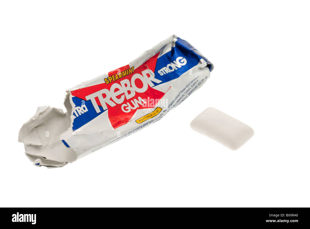 Trebor Spearmint Chewing Gum - 2011 Stock Photo - Alamy