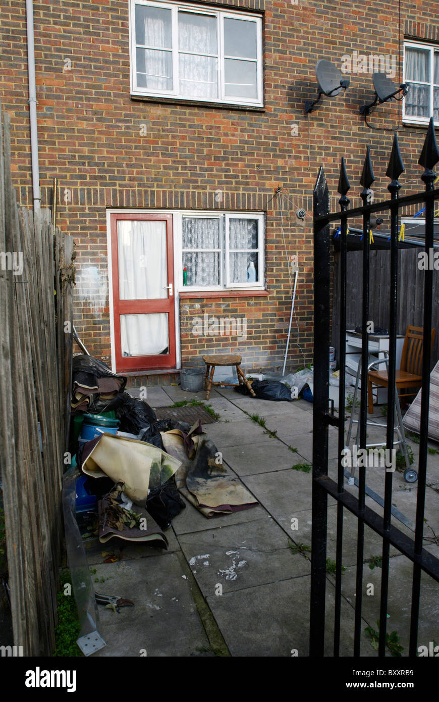 Back Garden Terraced House High Resolution Stock Photography and Images ...