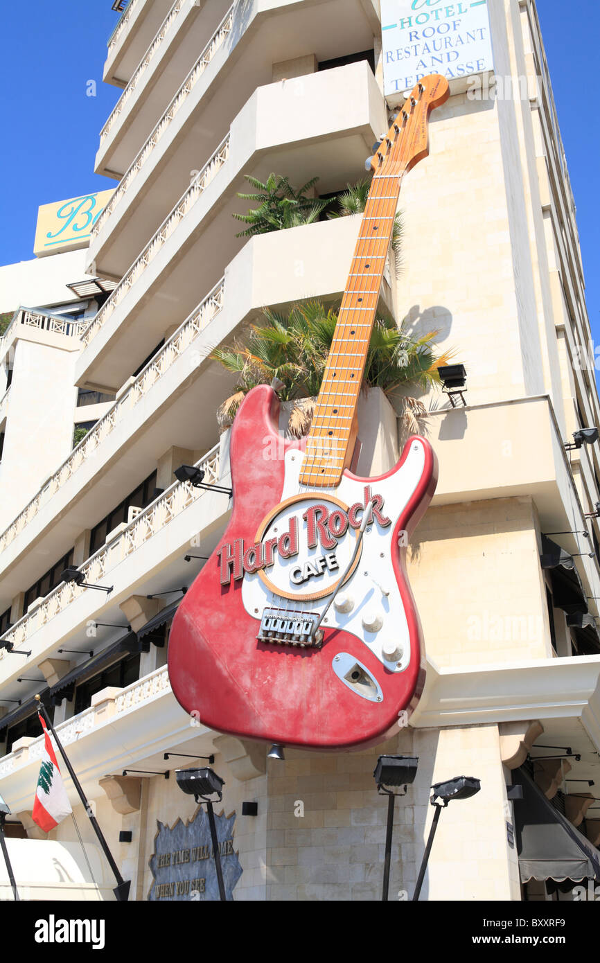 Hard Rock Cafe Corniche Beirut Lebanon Stock Photo - Alamy
