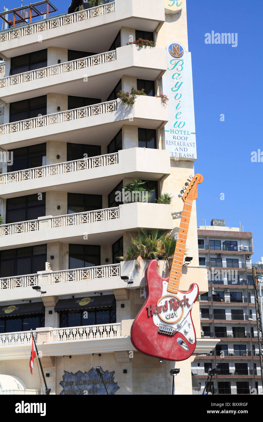 Hard Rock Cafe Corniche Beirut Lebanon Stock Photo - Alamy