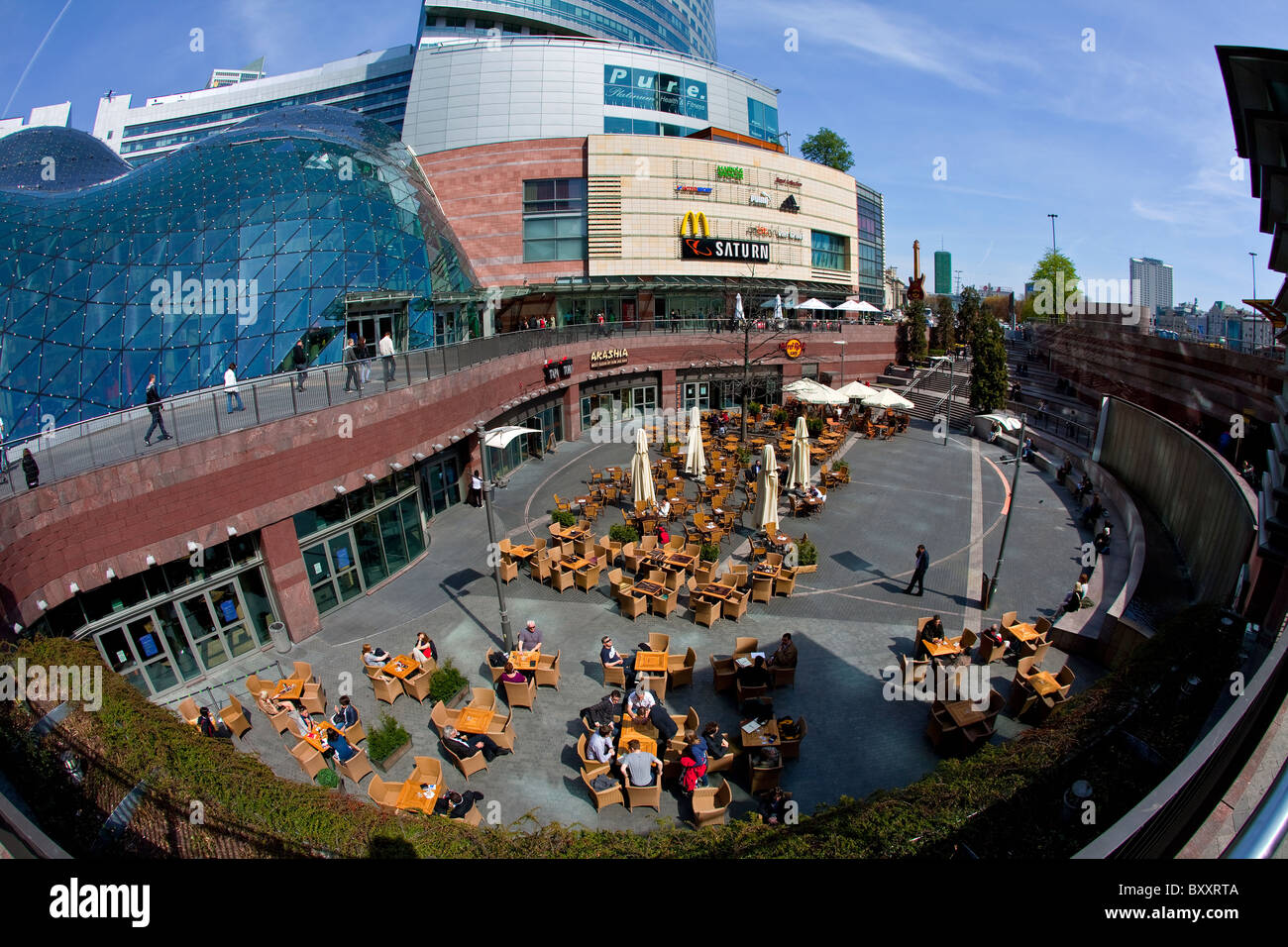 'Gold Terrace' ('Zlote Tarasy') in Warsaw, Poland Stock Photo - Alamy