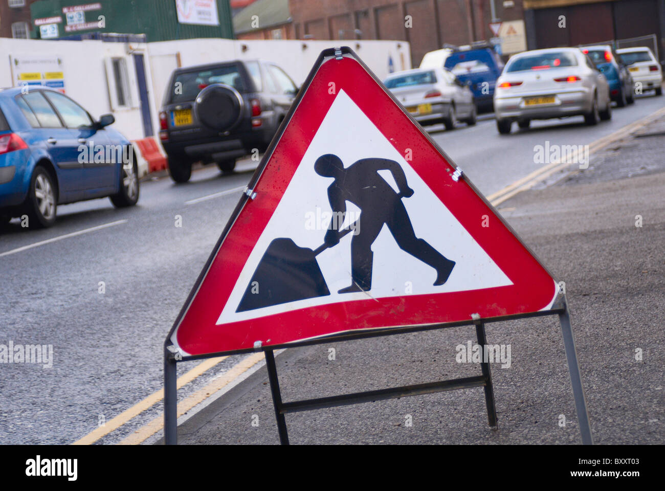 Roadworks Ahead Stock Photos & Roadworks Ahead Stock Images - Alamy