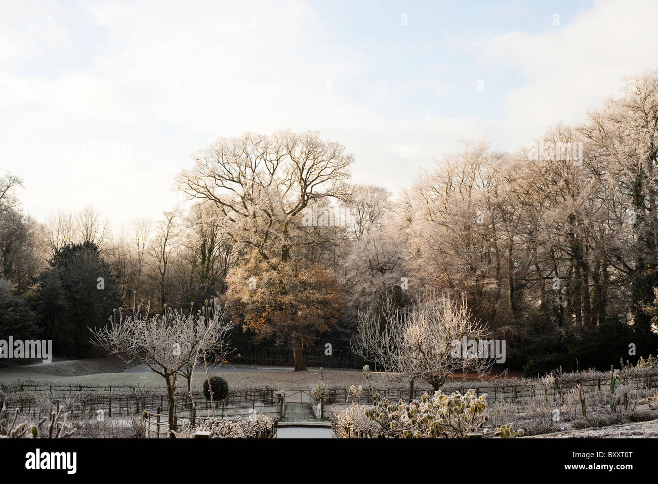 Frost painswick rococo garden hi-res stock photography and images - Alamy