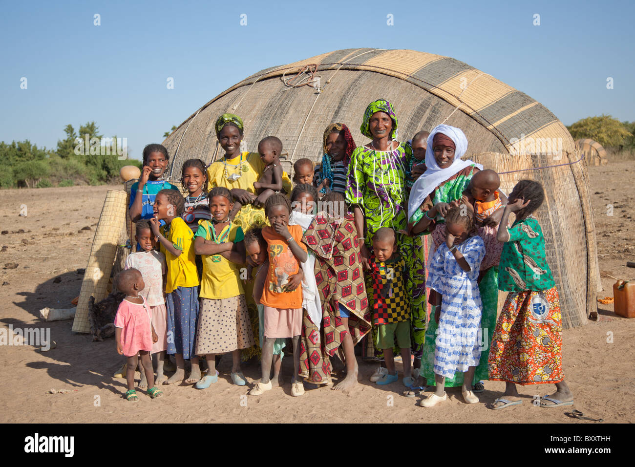 In the seasonal village of Bantagiri in northern Burkina Faso, Fulani ...