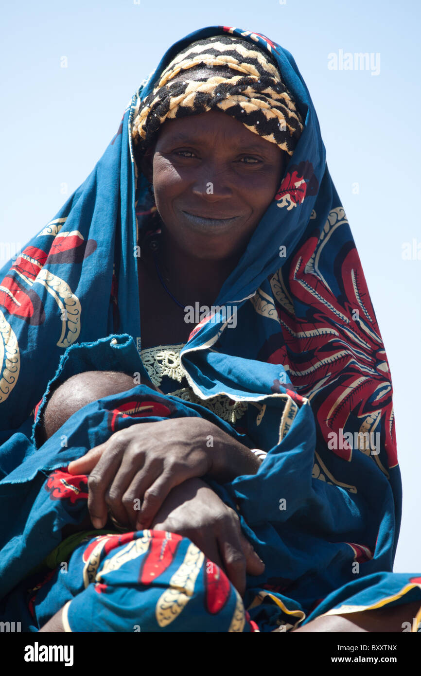 Fulani woman in Bourro in northern Burkina Faso. The Fulani are ...