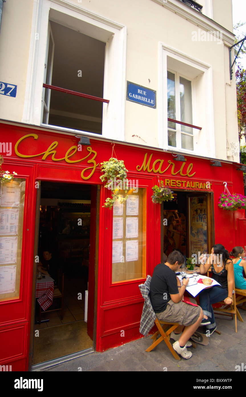 Chez marie restaurant hi-res stock photography and images - Alamy