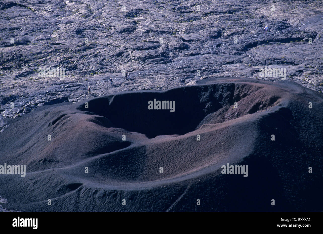 Crater of Formica Leo volcano in caldera Enclos Fouqué , La Reunion ...