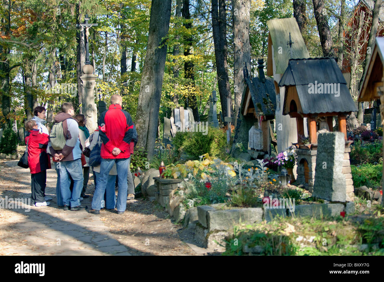 Cemetery Merit Pęksowy Brzyzek, Zakopane Stock Photo - Alamy