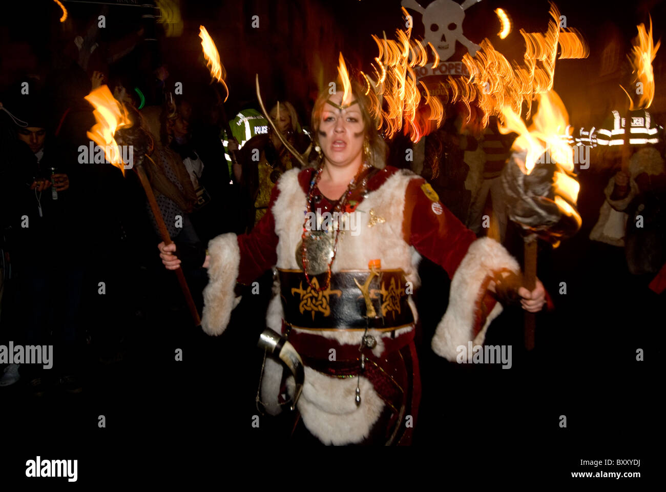 Lewes bonfire viking hi-res stock photography and images - Alamy