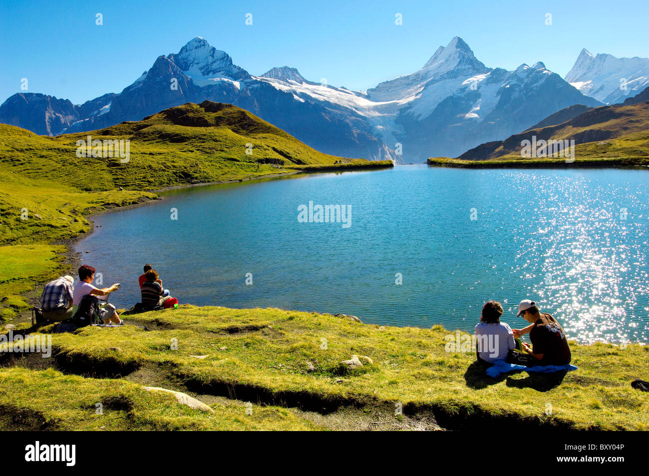 Grindelwald First Lake- Picnic- Grindelwald First- Swiss Alps ...