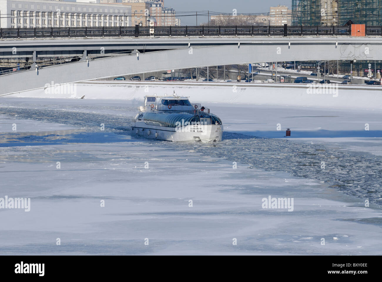 Moscow winter river frozen hi-res stock photography and images - Alamy
