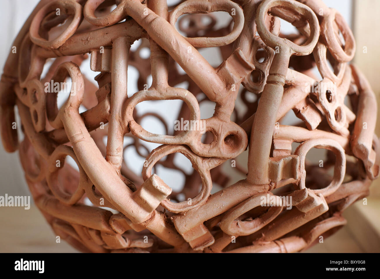 Sphere made of keys Stock Photo - Alamy