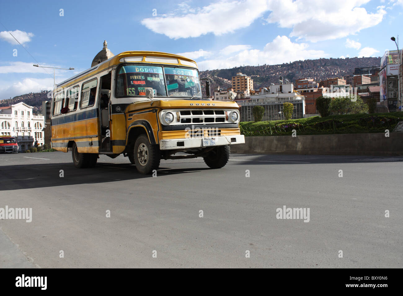 Old Bus in La Paz Stock Photo - Alamy