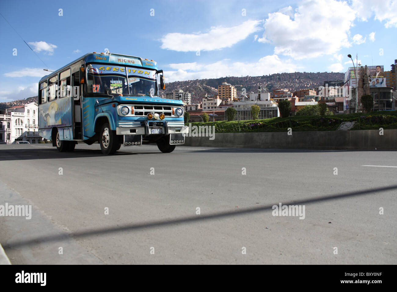 Old Bus in La Paz Stock Photo - Alamy