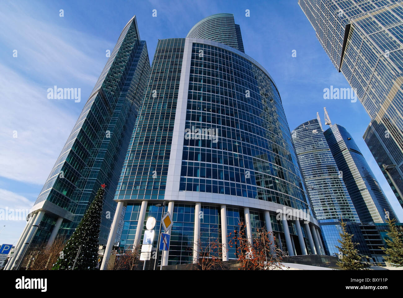 Skyscrapers of the Moscow International Business Center Stock Photo - Alamy