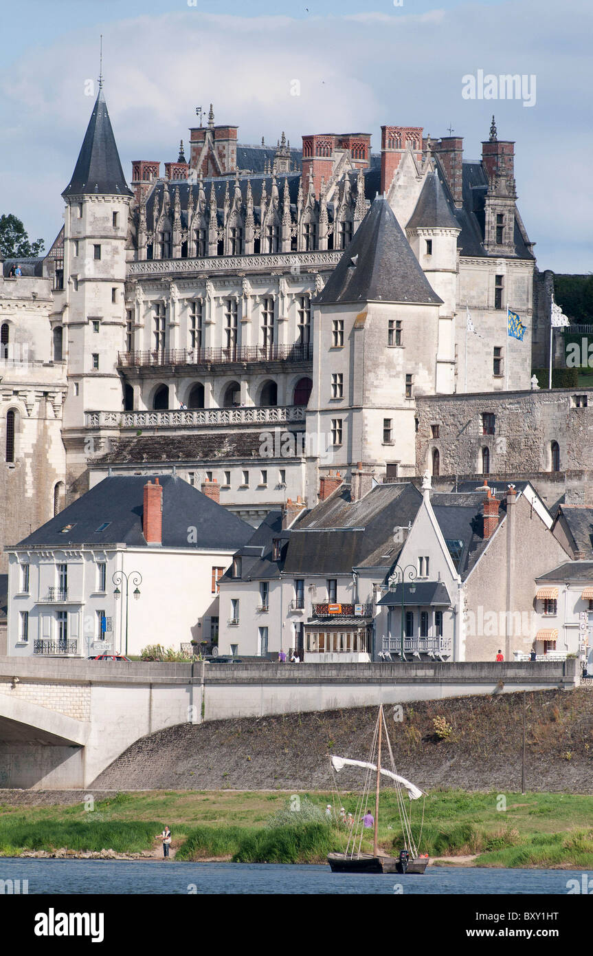 Amboise (37) : the castle Stock Photo - Alamy