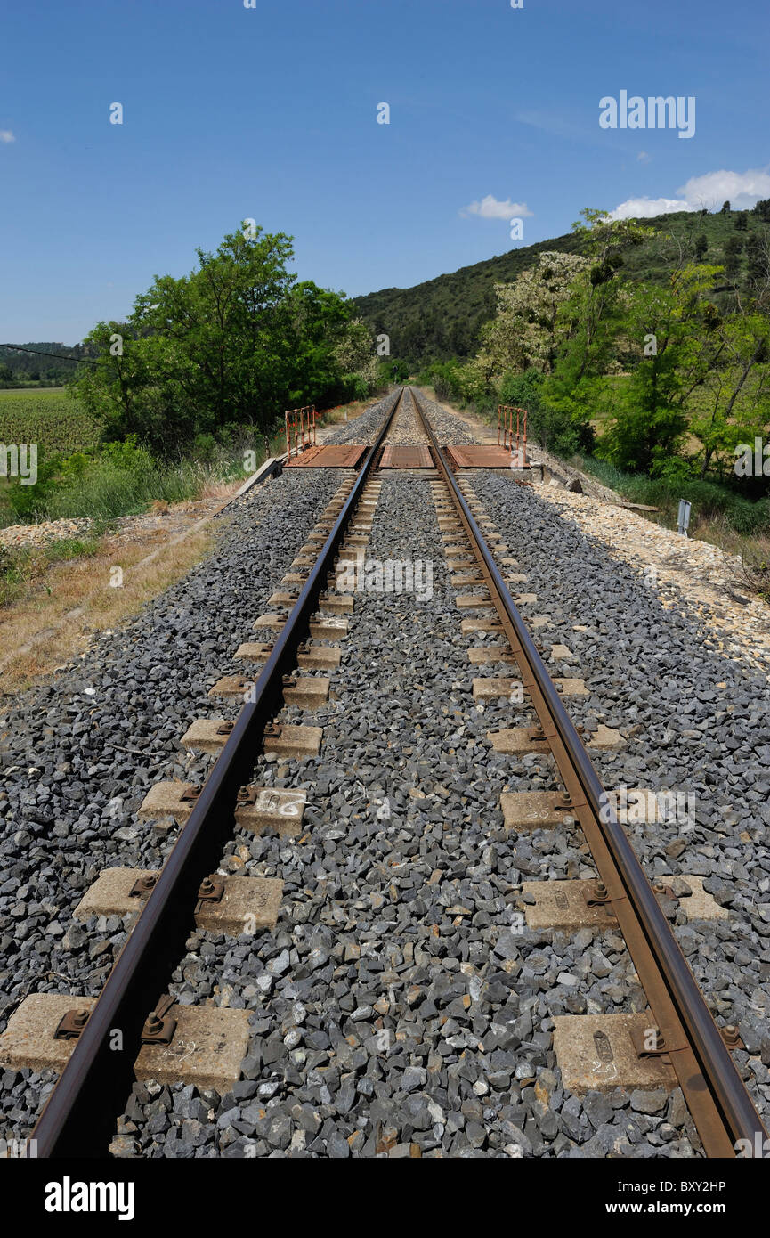 Rail network: branch line Stock Photo - Alamy