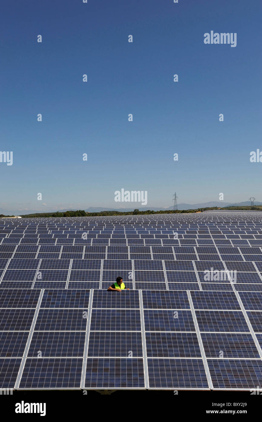 Photovoltaic park les mees hi-res stock photography and images - Alamy