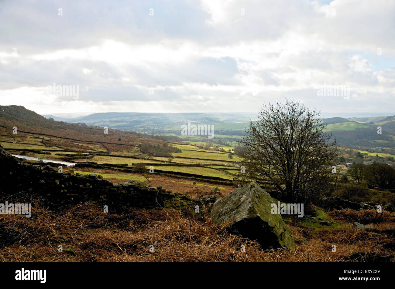 Froggatt Edge Derbyshire Stock Photos & Froggatt Edge Derbyshire Stock ...