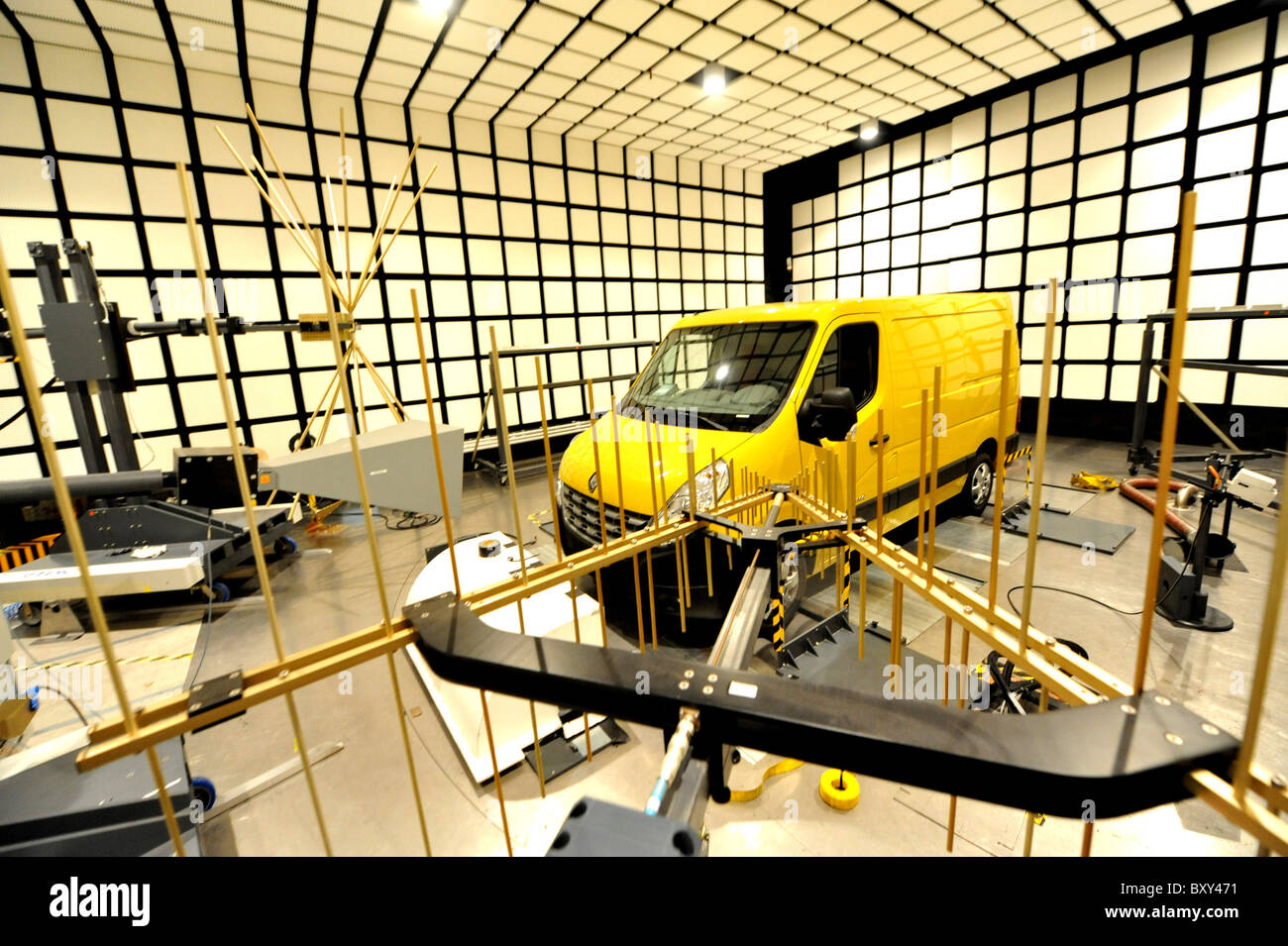 Car industry : Aubevoye Renault Test Track (27 Stock Photo - Alamy