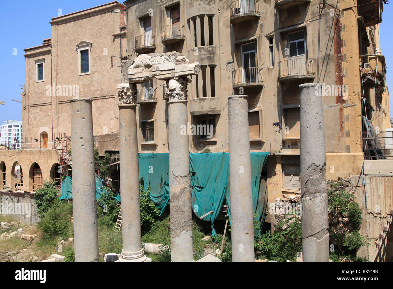 Roman ruins beirut hi-res stock photography and images - Alamy