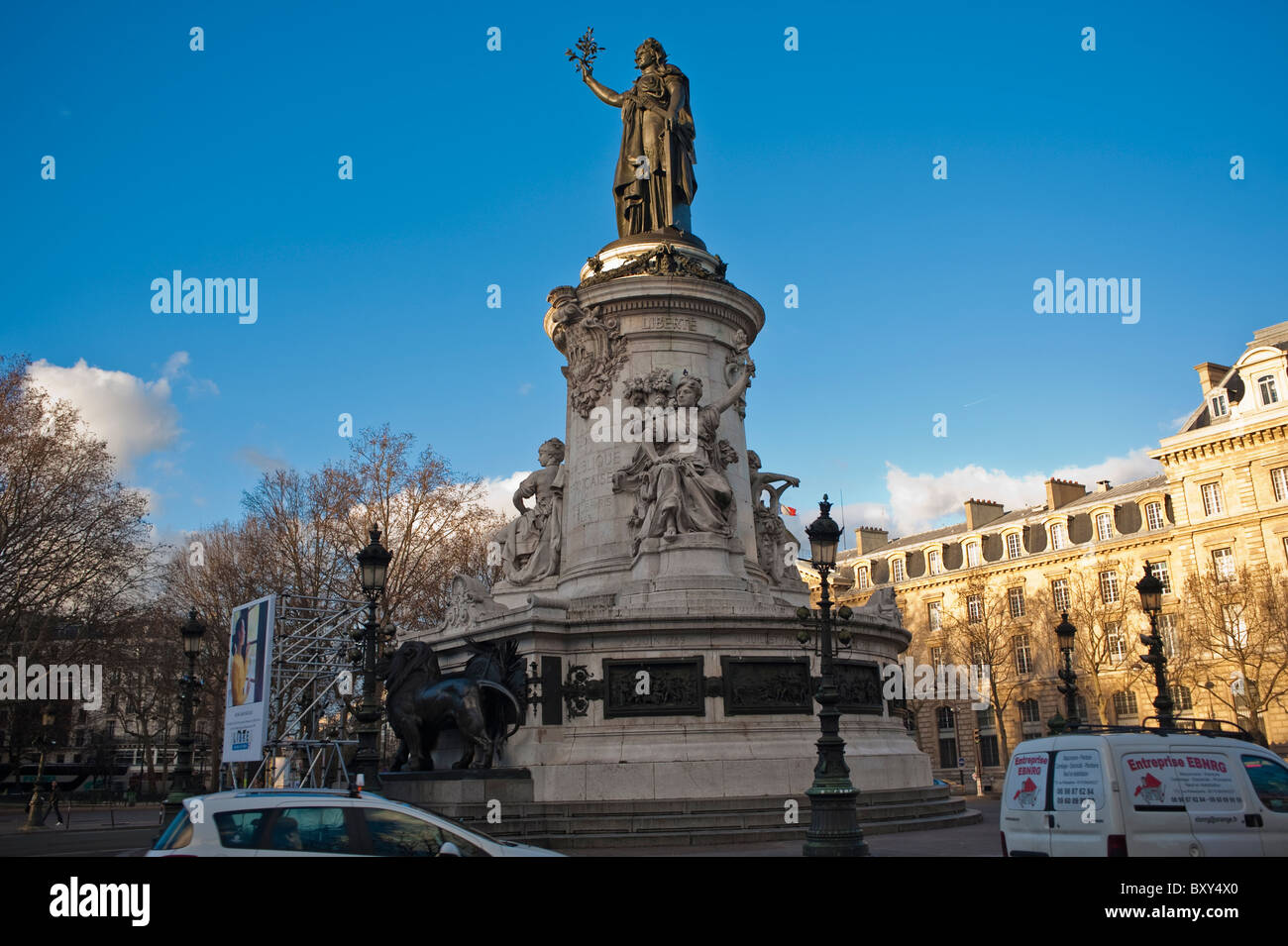 Paris, France, Street Scenes, Statue of Liberty French Monument, Town ...