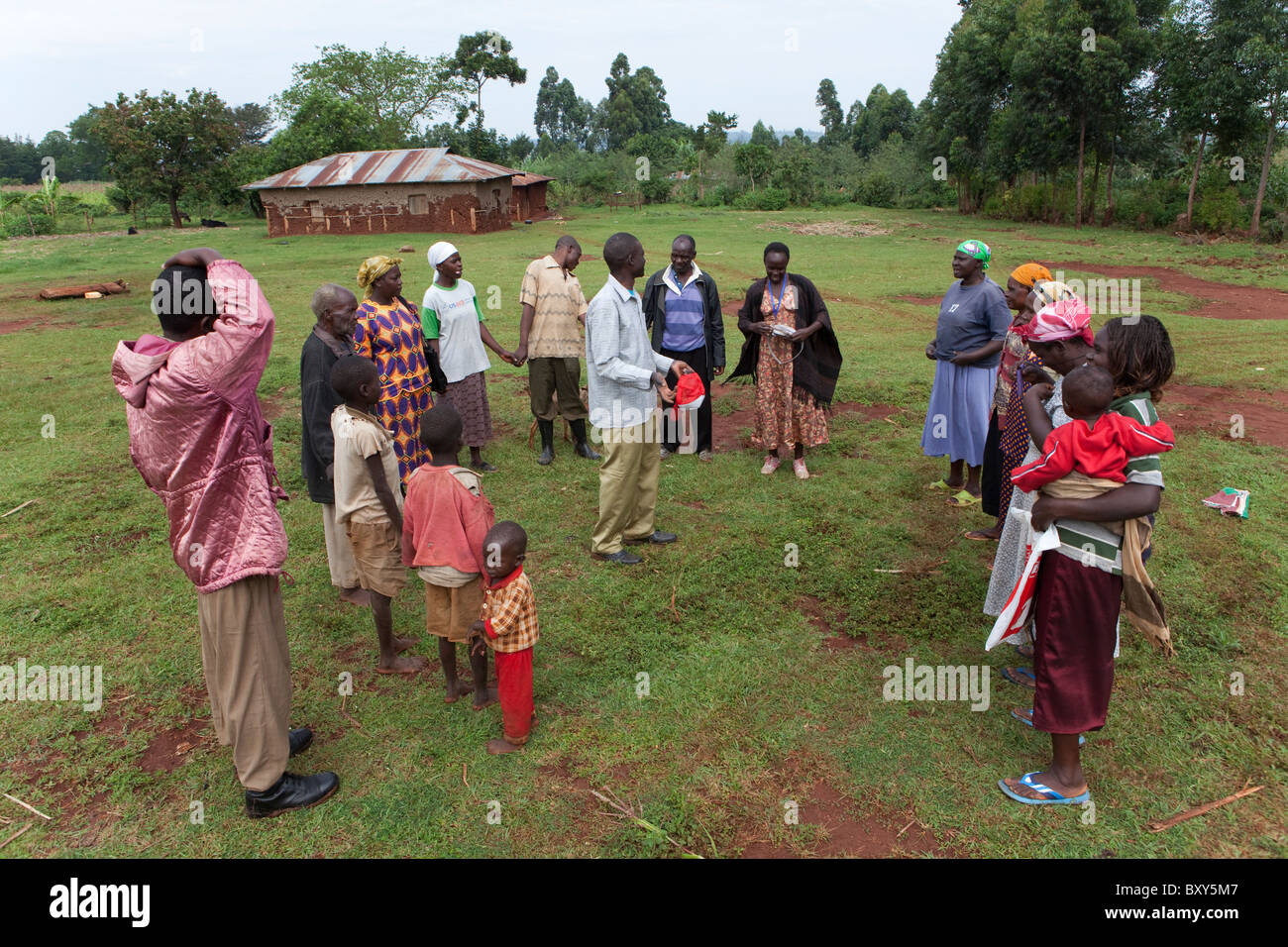 Community Gathering Africa High Resolution Stock Photography and Images ...