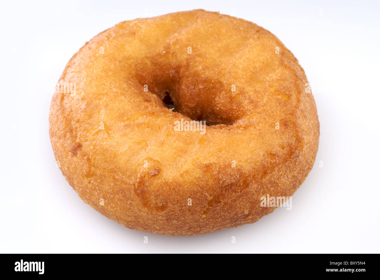Plain donut isolated on white background Stock Photo - Alamy