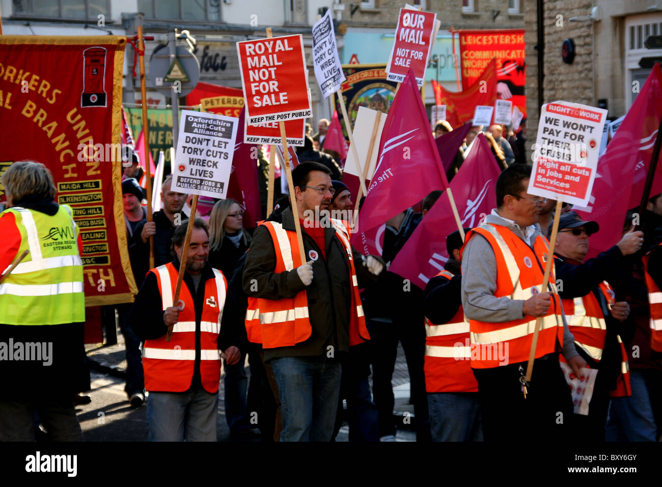 Royal mail protest hi-res stock photography and images - Alamy