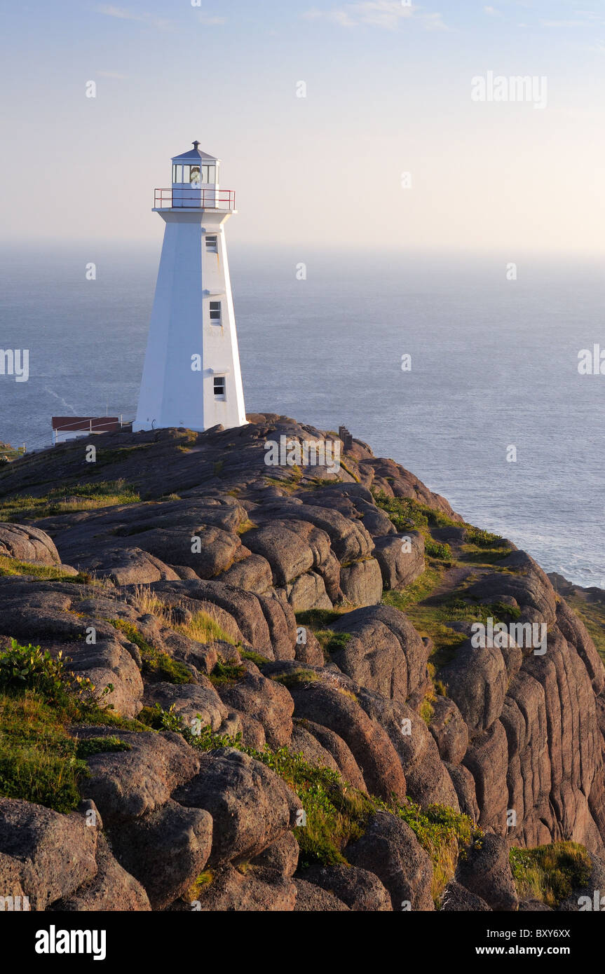 Sunrise At The Newer Cape Spear Lighthouse Newfoundland Canada Stock ...