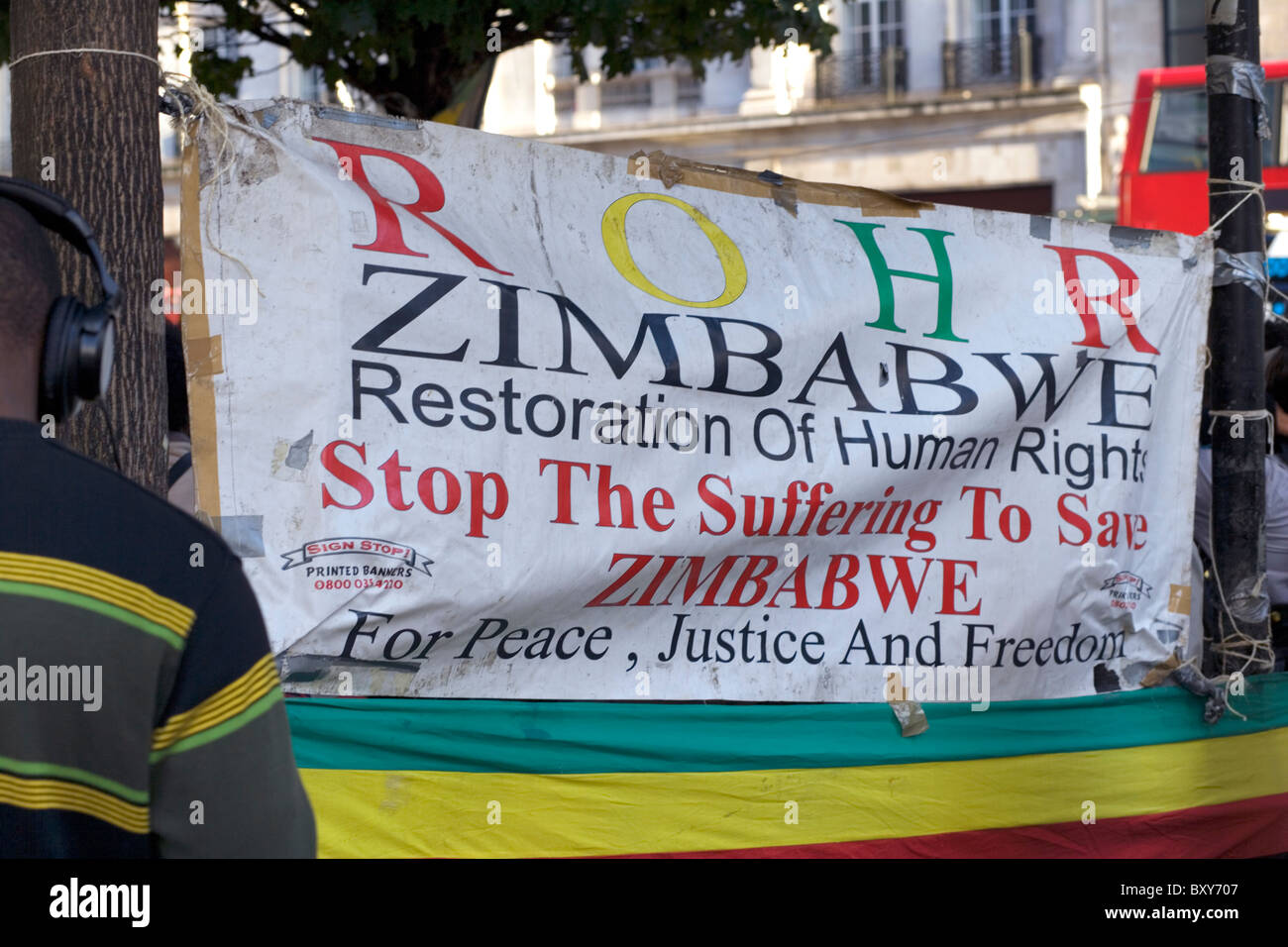 Human rights protest uk banner hi-res stock photography and images - Alamy
