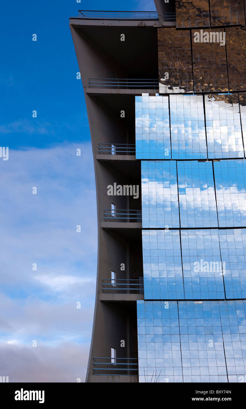 The Four Solaire d'Odeillo giant solar furnace, at the PROMES ...