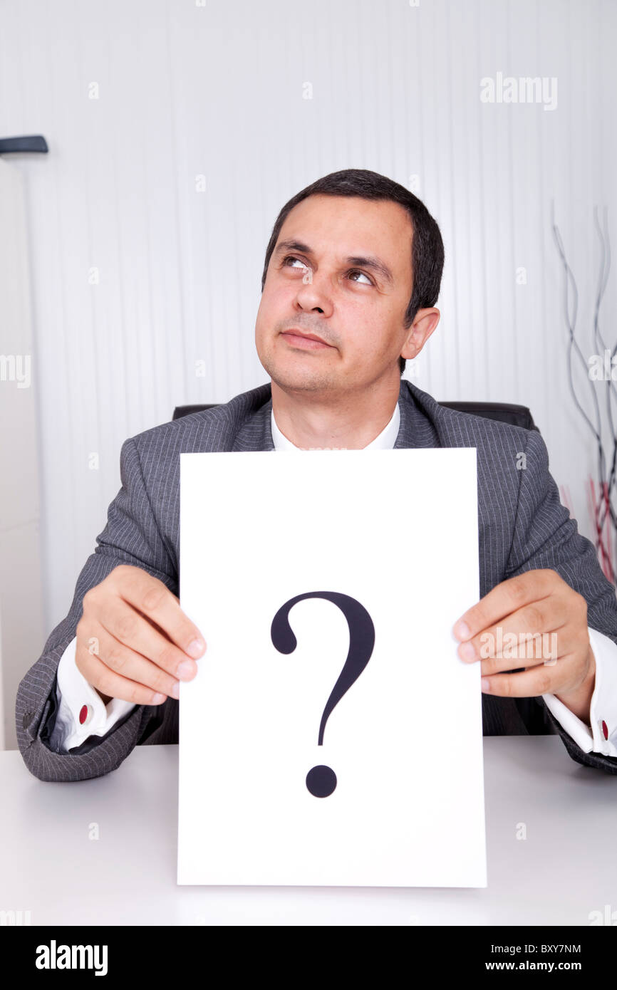 Asking the big question hi-res stock photography and images - Alamy