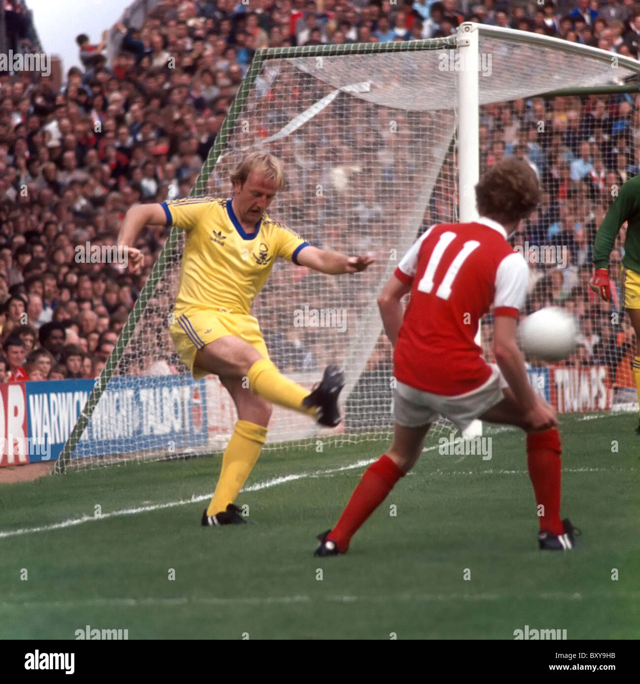 Historical Archive image of spectators watching football match at ...