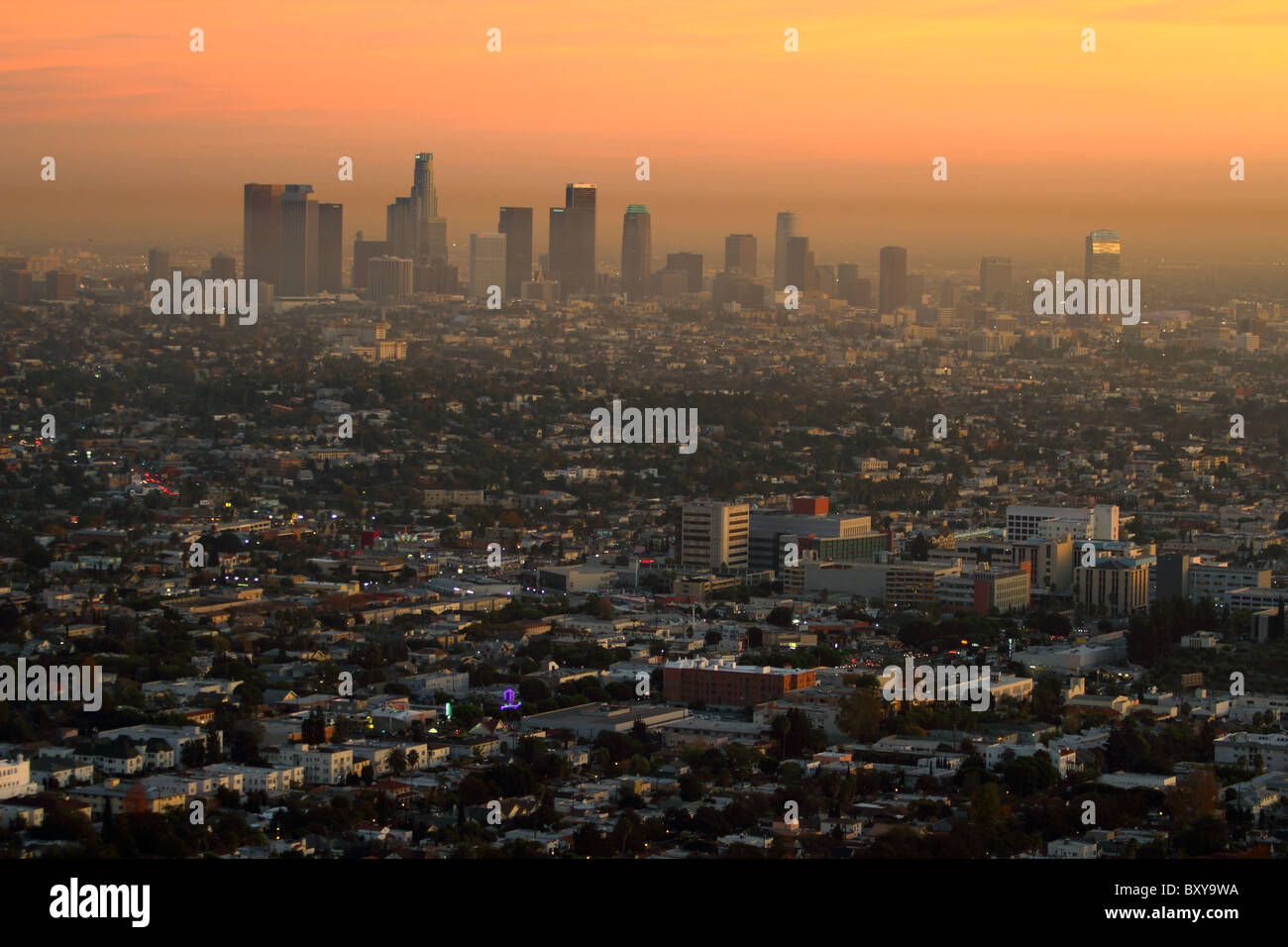 Los Angeles Sunset Smog