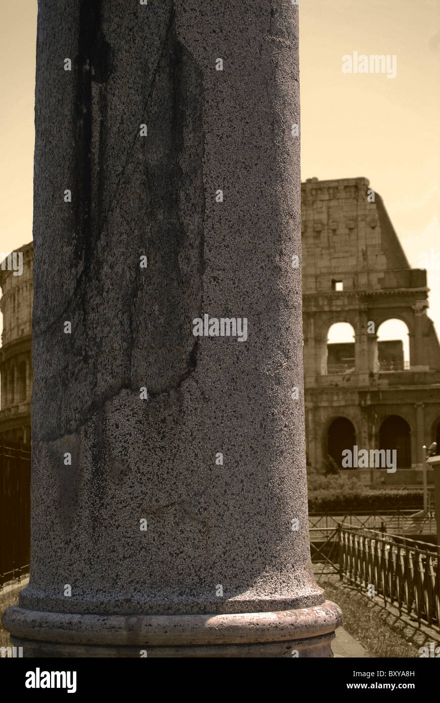 Rome. Colosseum. The symbol monument's of Rome Stock Photo - Alamy